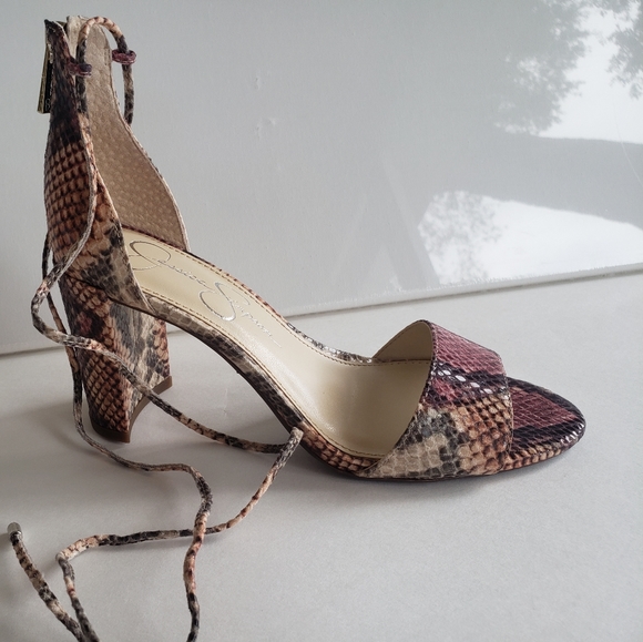 Jessica Simpson | Shoes | Snake Skin Dress Sandals | Poshmark